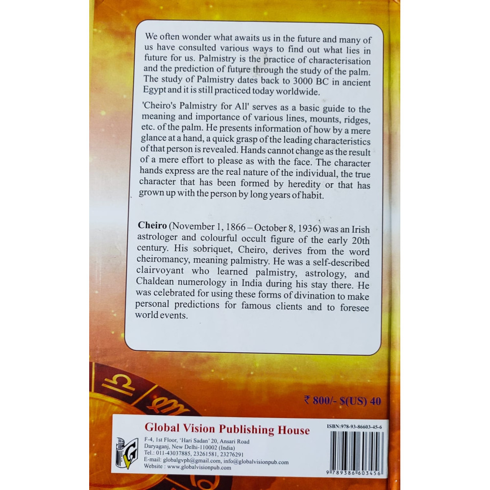 Cheiro's Palmistry for All (English): Hardcover