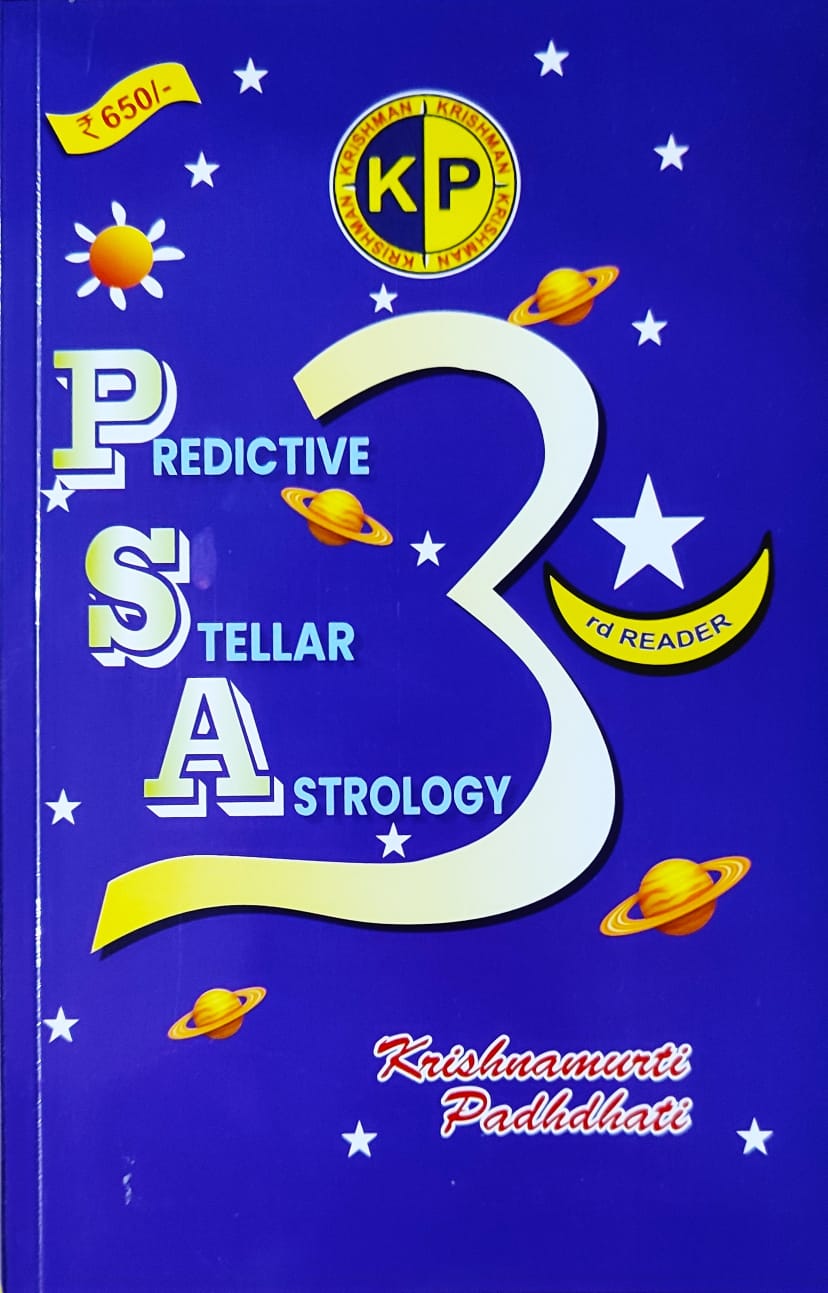 Predictive Stellar Astrology: KP Reader 3 Original | Best Selling ...